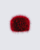 Carolina Red Fur Hat – FINESSE
