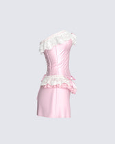 FINESSE Pink Women's Mini Dress