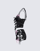 Halsey Black Lace Set – FINESSE