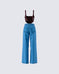 Brown Corset Top + Blue Wide Leg Jeans Set – FINESSE