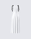 Braelyn White Maxi Dress – FINESSE