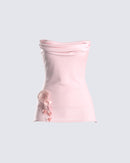 Angie Pink Floral Corset Top – FINESSE