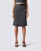 Nico Grey Jersey Midi Skirt – FINESSE