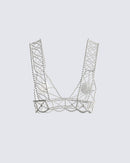 Aries Ivory Pearl Beaded Top – FINESSE