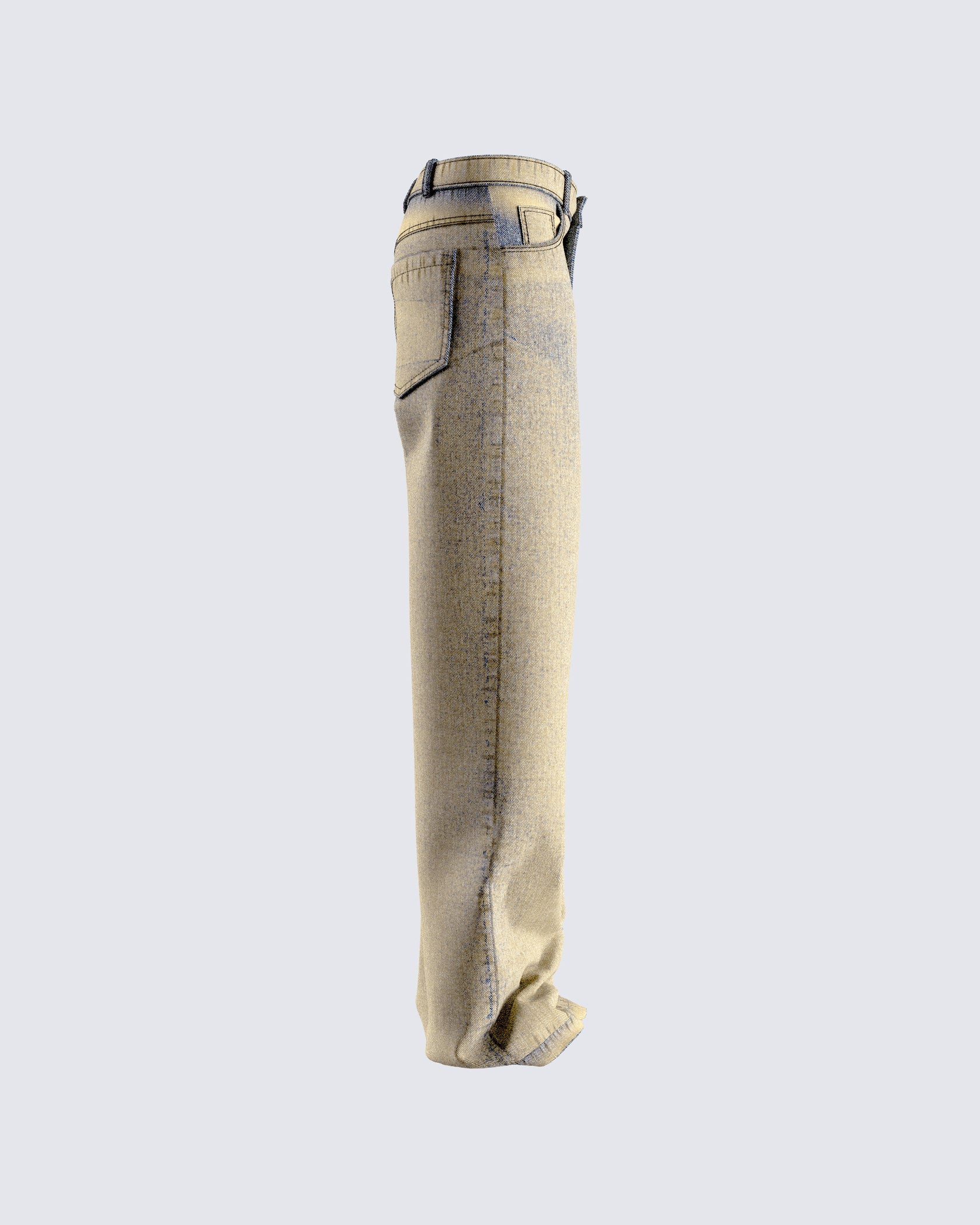 Sanvi Yellow Wash Stretch Jeans – FINESSE