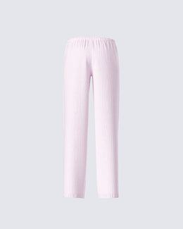 Akia Pink Stripe Drawstring Pant – FINESSE