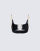 Amari Black Chain Cropped Top – FINESSE