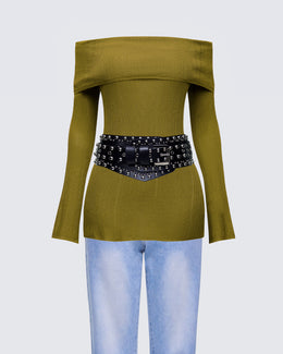 Arlina Belted Set – FINESSE