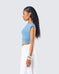 Caroline Blue Backless Top – FINESSE