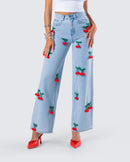 Cheri Cherry Blue Denim Jean – FINESSE
