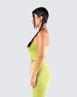 Emerson Green Tube Top – FINESSE