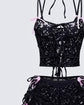 Black Lace Bikini Set - Halter Tie Two-Piece – FINESSE