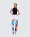 Religious Print Wide Leg Pants - Statement Art Denim – FINESSE
