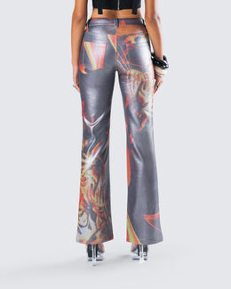 Janet Multi Tiger Shimmer Pant – FINESSE