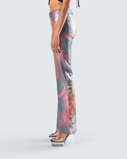Janet Multi Tiger Shimmer Pant – FINESSE