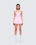 Mabel Pink Mini Dress – FINESSE