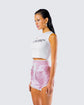 Nicolette White Rib Graphic Top – FINESSE