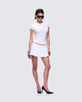 Finesse White Women S Mini Skirt