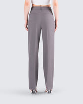 Reese Grey Tailored Pants – FINESSE