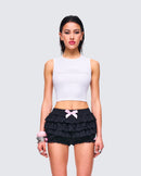 Rumi White Cropped Rhinestone Top – FINESSE