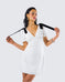 Rupa White Puff Sleeve Mini Dress – FINESSE