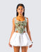 Samara Green Floral Jacquard Corset Top – FINESSE