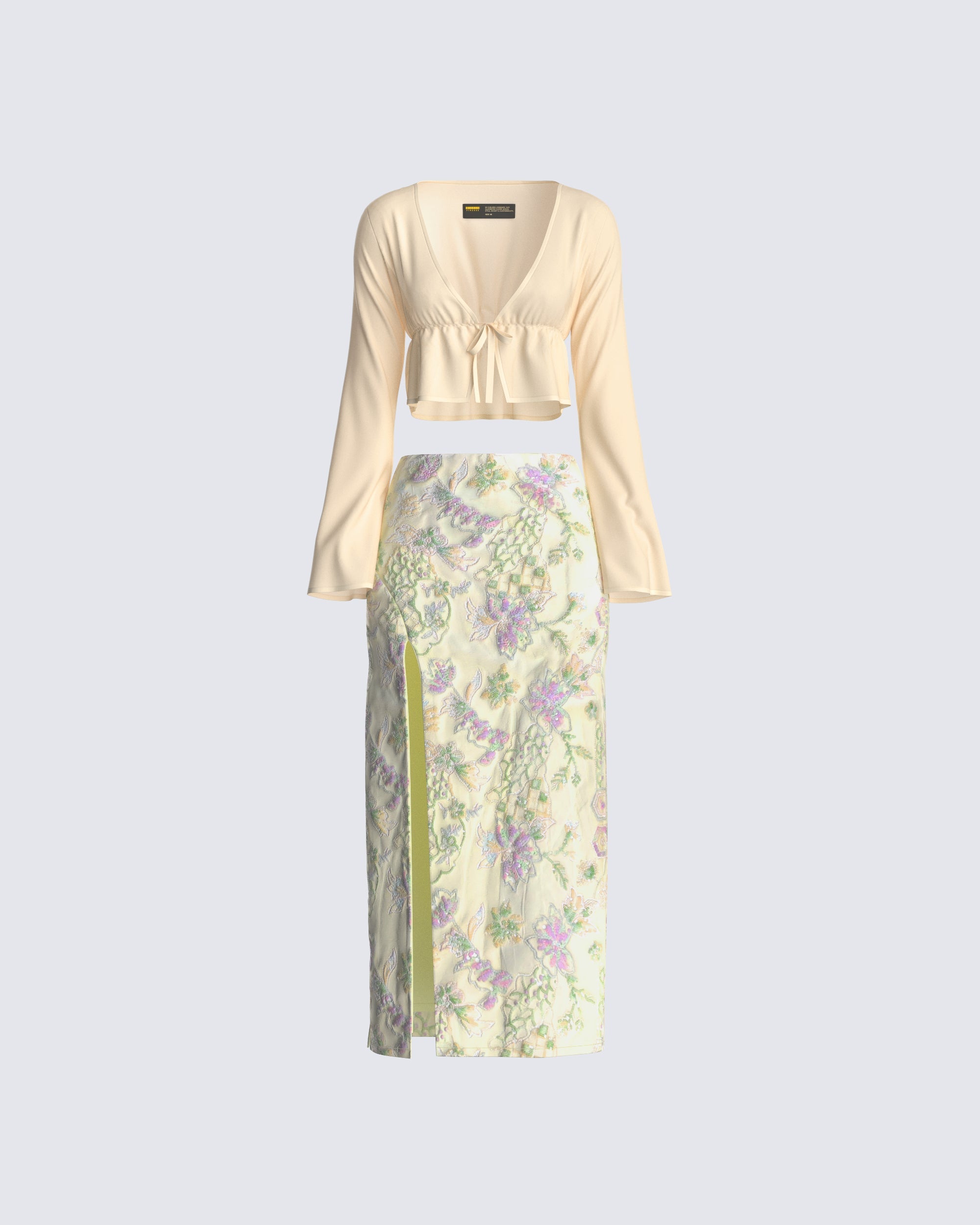 Lennon Cream Mesh Top – FINESSE