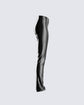 Black Faux Leather Pants - High Waist Skinny – FINESSE