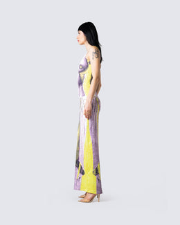Mirabel Body Print Maxi Dress – FINESSE
