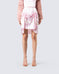 Edith Pink Satin High Low Skirt – FINESSE