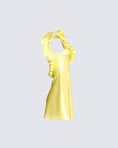 Matilda Yellow Mini Dress – FINESSE
