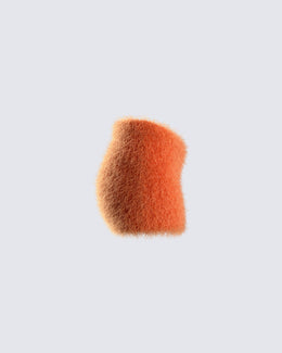 Sierra Orange Fuzzy Skirt – FINESSE