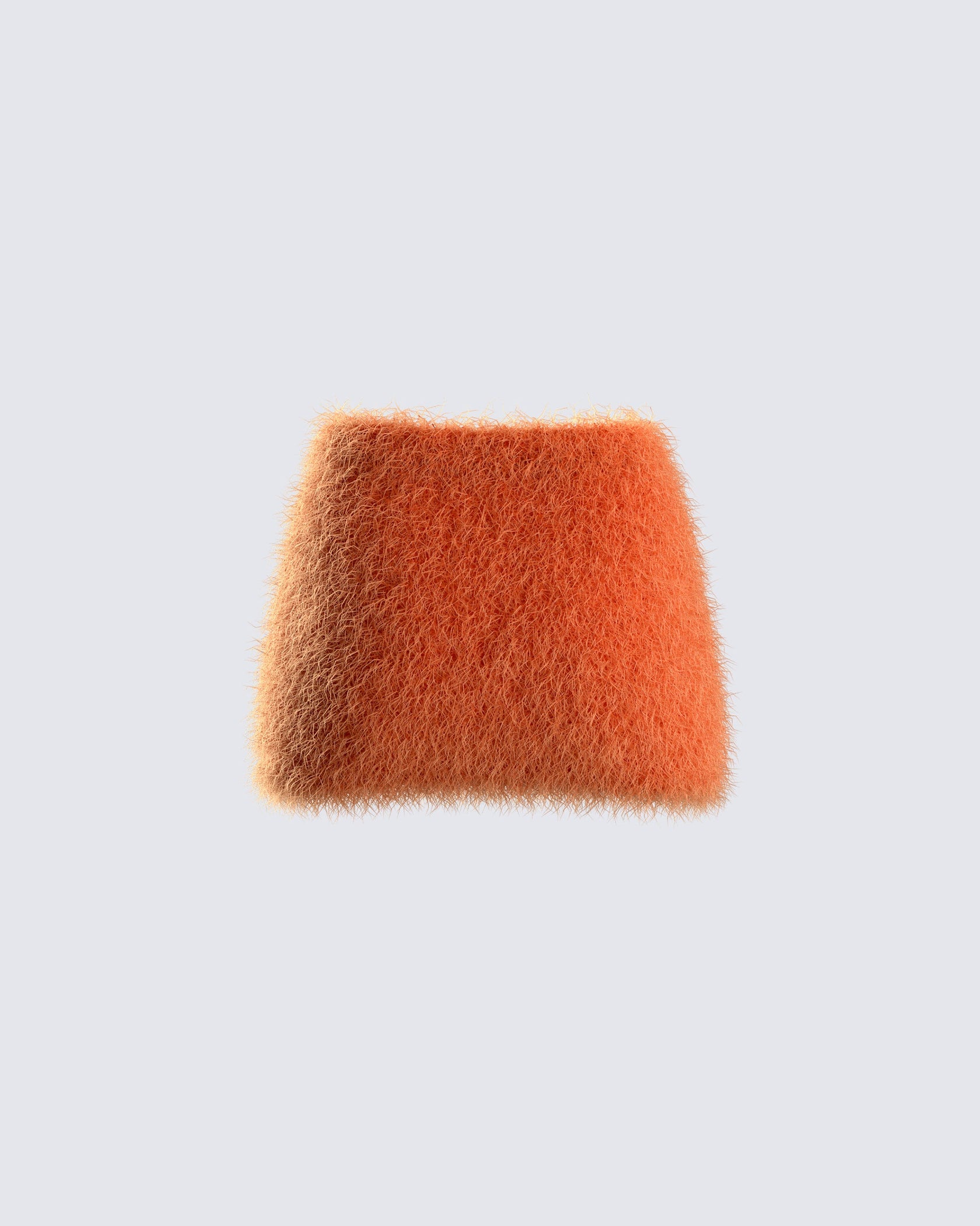 Sierra Orange Fuzzy Skirt