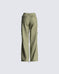 Olive Green Cargo Pants - Wide Leg Cotton Blend – FINESSE